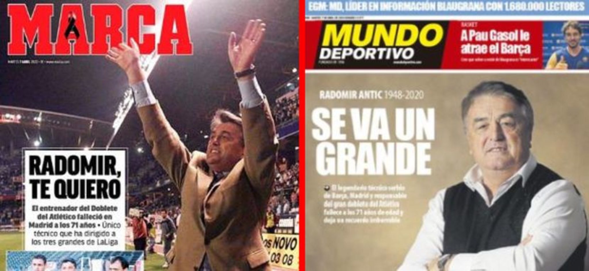 Sve naslovne strane novina u Španiji posvećene Antiću: "Radomire ...