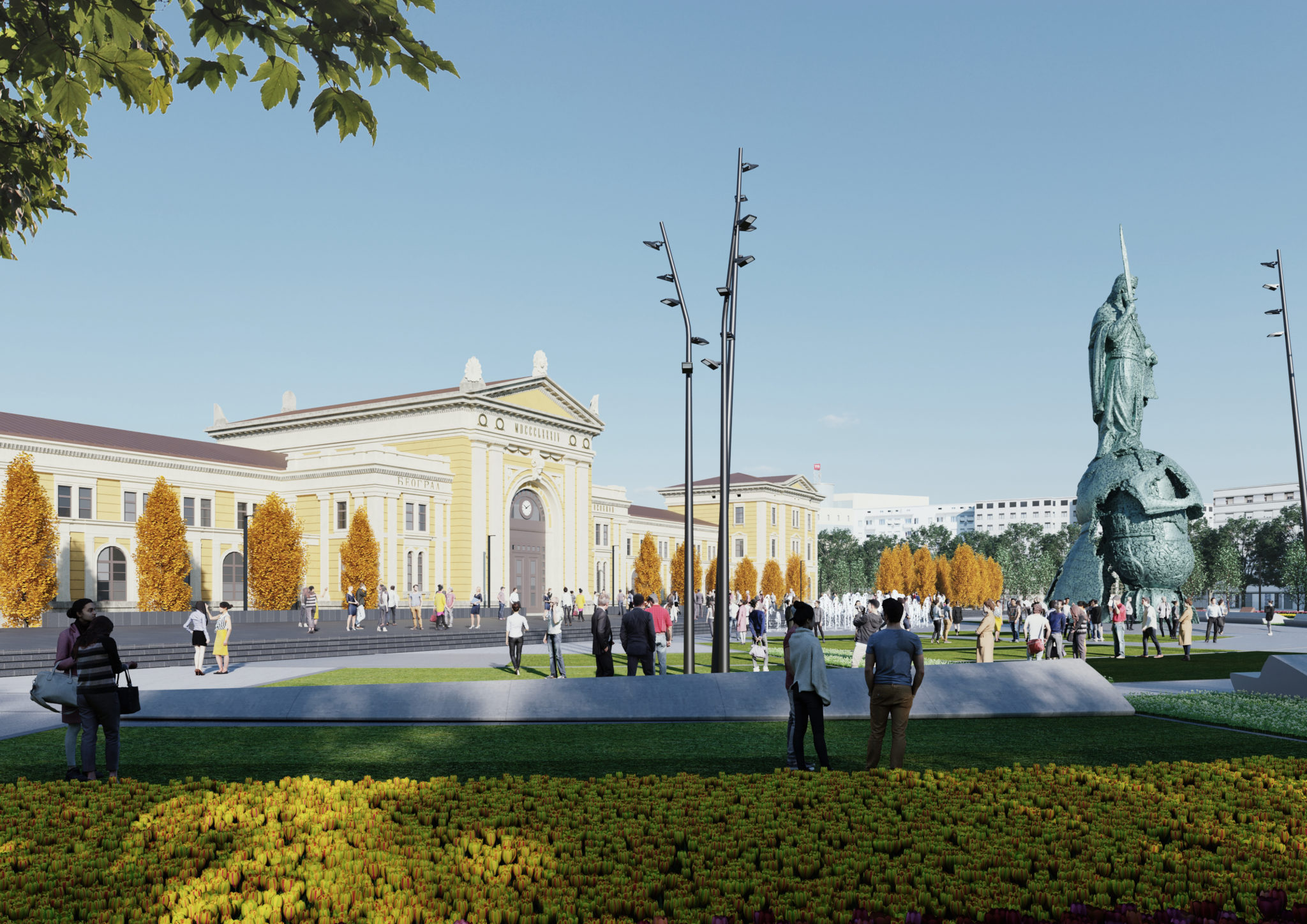 Evo kako će izgledati rekonstruisan Savski trg - Vesti online